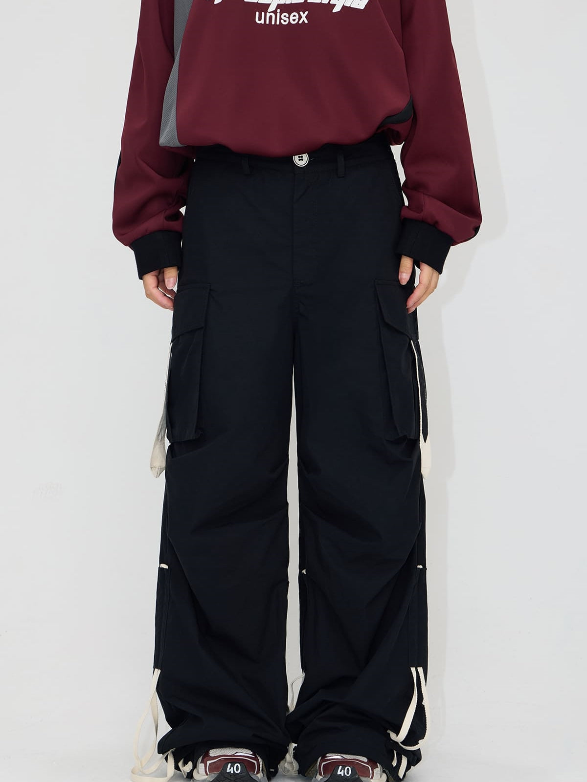 Peoplesense Drawstring Vintage Pleated Pants – peoplesense